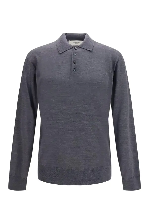GOLDEN GOOSE Virgin Woo Poo Shirt Mae - Grey