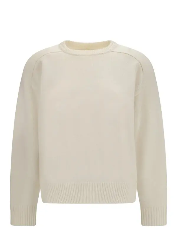 Loulou De Saison Breha Wool Cashmere Blend Sweater - White