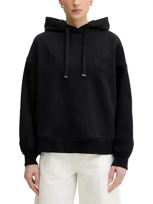 ALLSAINTS Heart Patch Hoodie - Black