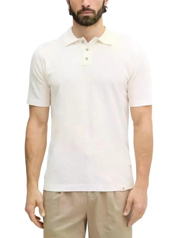 MOS MOSH Mmgkyle Short-sleeve Polo Shirt - Neutrals