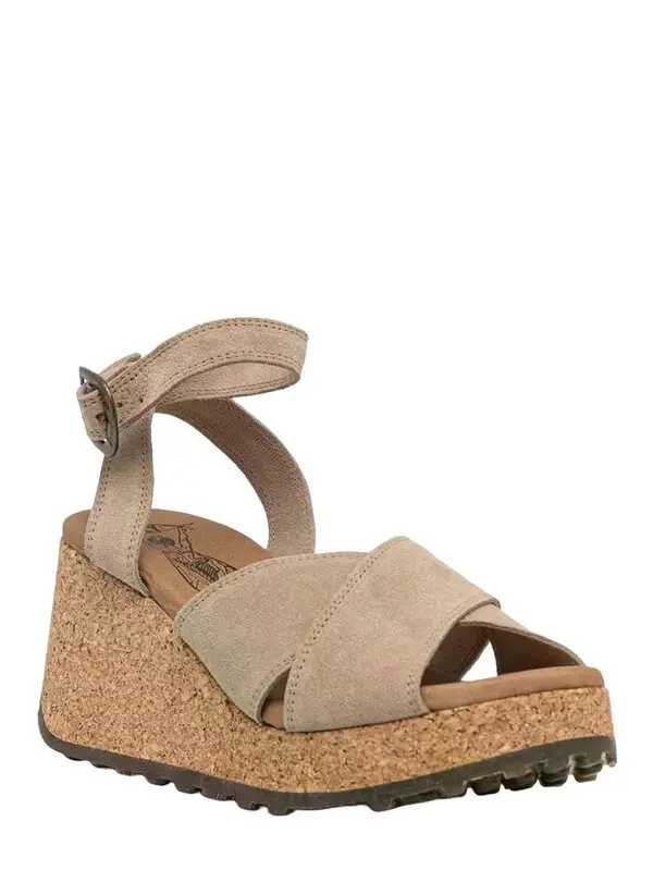Fly London Buckle-fastening Wedge Sandals - Neutrals