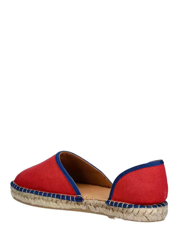 Fly London Braided Trim Espadrilles - Red