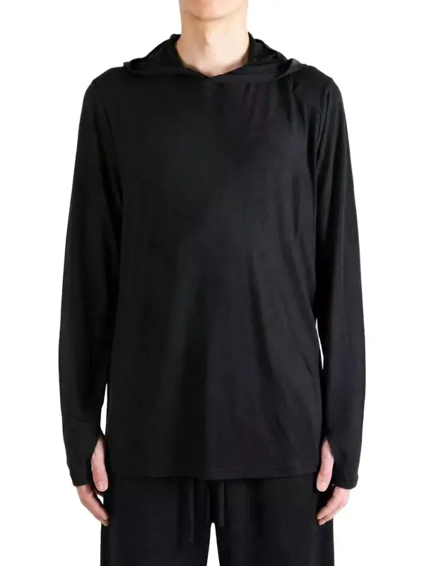 FREE FLY Thumb-slot Hoodie - Black