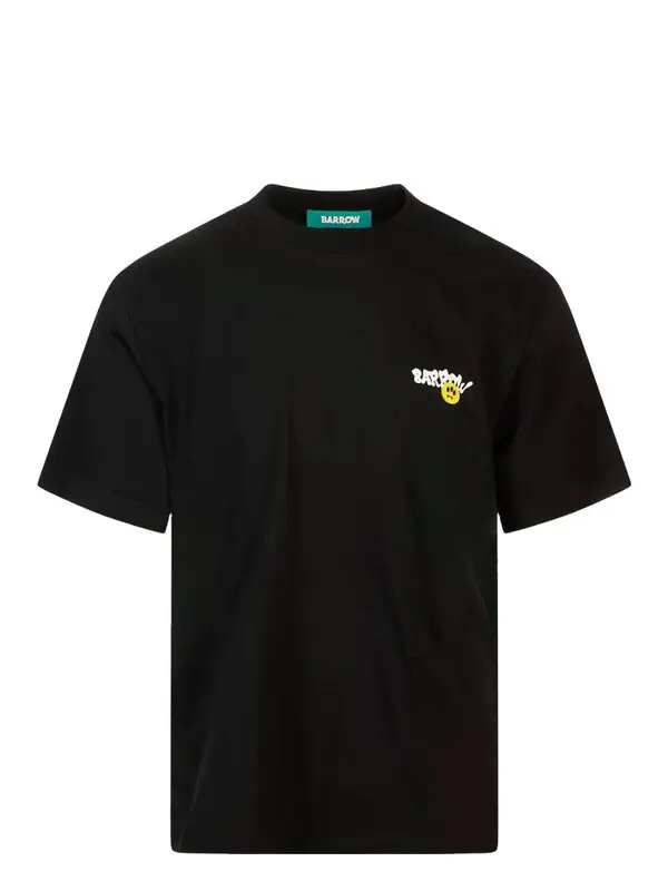 BARROW Graphic-print T-shirt - Black