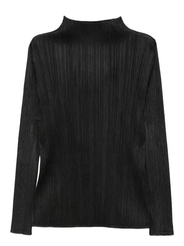 Issey Miyake Pleated T-shirt - Black