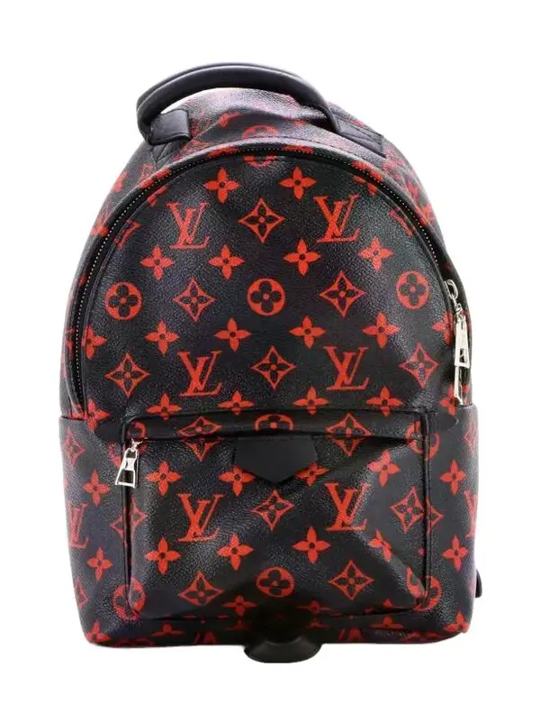 LOUIS VUITTON Palm Springs Limited Edition Monogram Infrarouge Pm Backpack - Black