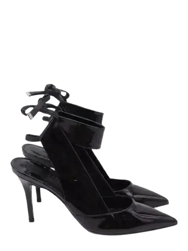 FERRAGAMO Ankle-strap Pvc Pumps - Black