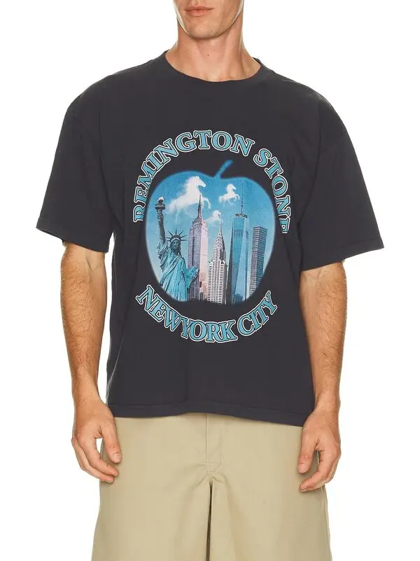 REMINGTON STONE Bad Apple Graphic Tee - Black