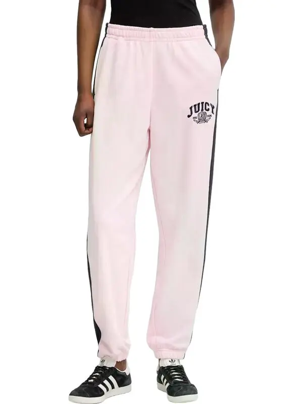 Juicy Couture Logo Embroidered Track Pants - Pink
