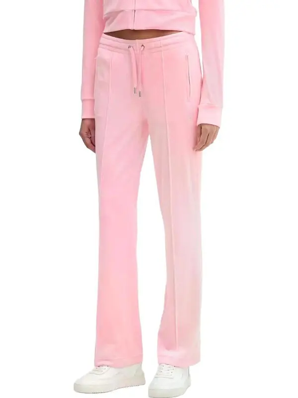 Juicy Couture Embellished Drawstring Track Pants - Pink