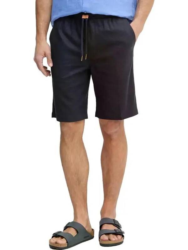 MOS MOSH Drawstring Waist Shorts - Blue