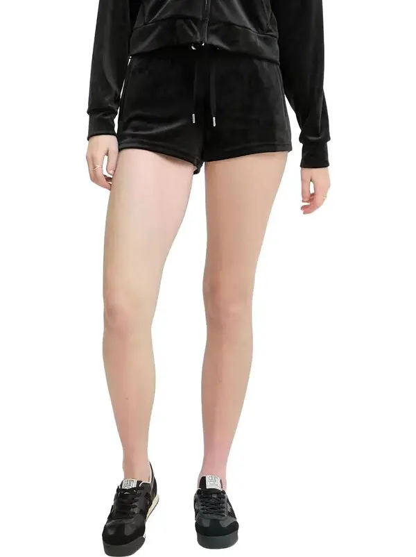 Juicy Couture Crystal-embellished Mini Shorts - Black