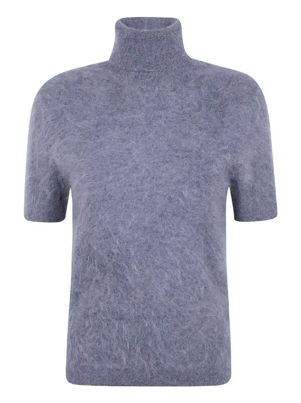 Seventy Turtleneck Sweater - Light Grey