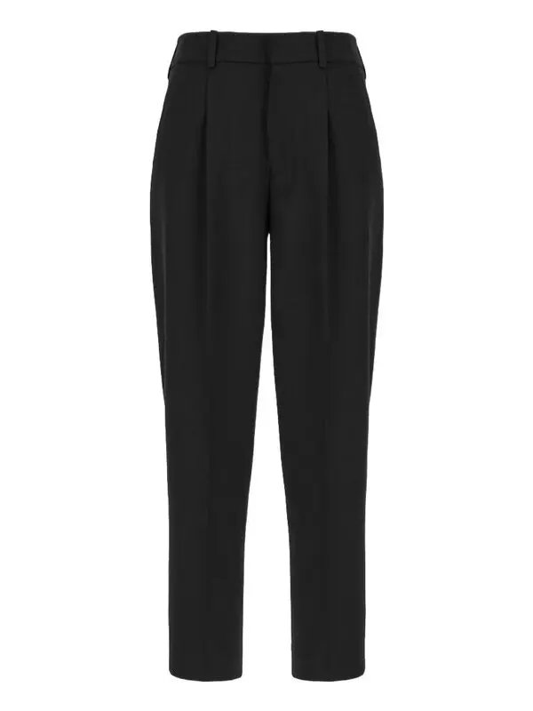 PT TORINO Casual Trousers With Belt Loops - Black