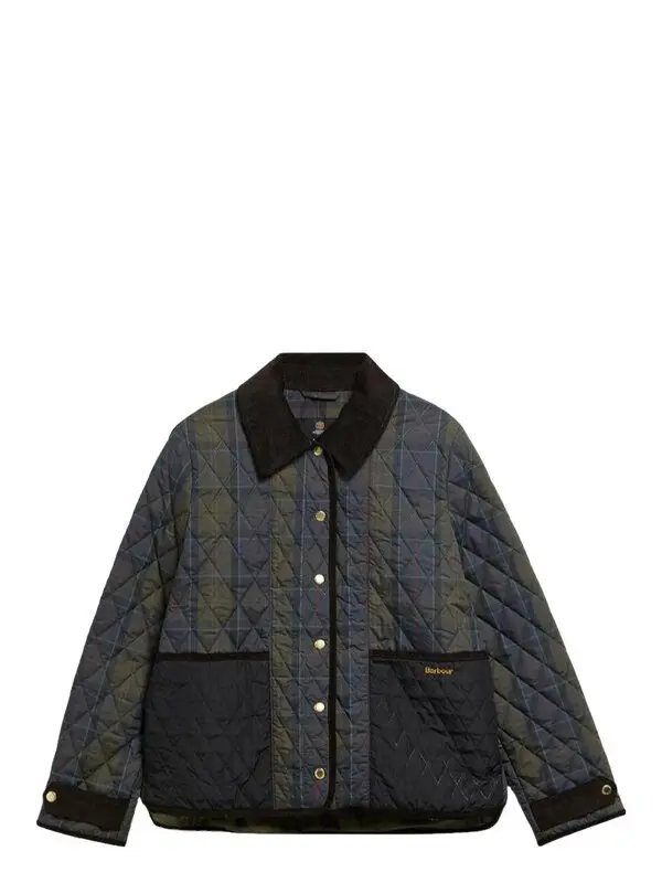 Barbour Ainsdale Checked Quilted Jacket - No