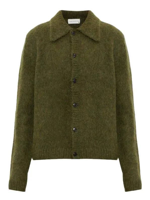 Dries Van Noten Long Sleeved Cardigan - Green