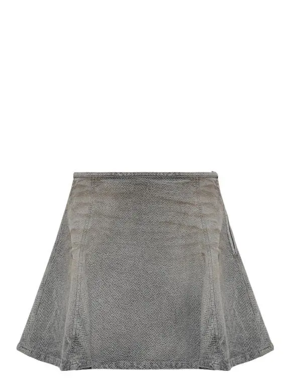 DIESEL® Flared Skirt - Gray
