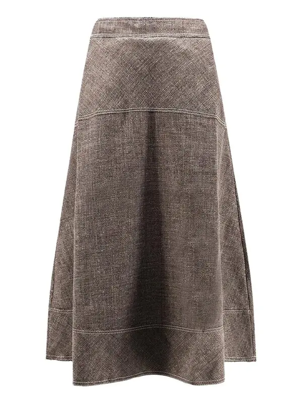 Soeur Janelle Fringed A-line Skirt - No