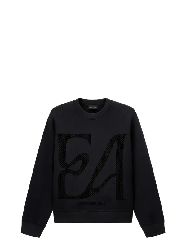 Emporio Armani Long-sleeves Sweatshirt - Black