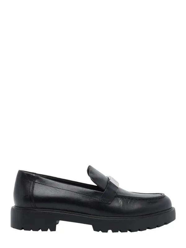 Tory Burch Leelee" Lug-sole Flat - Black