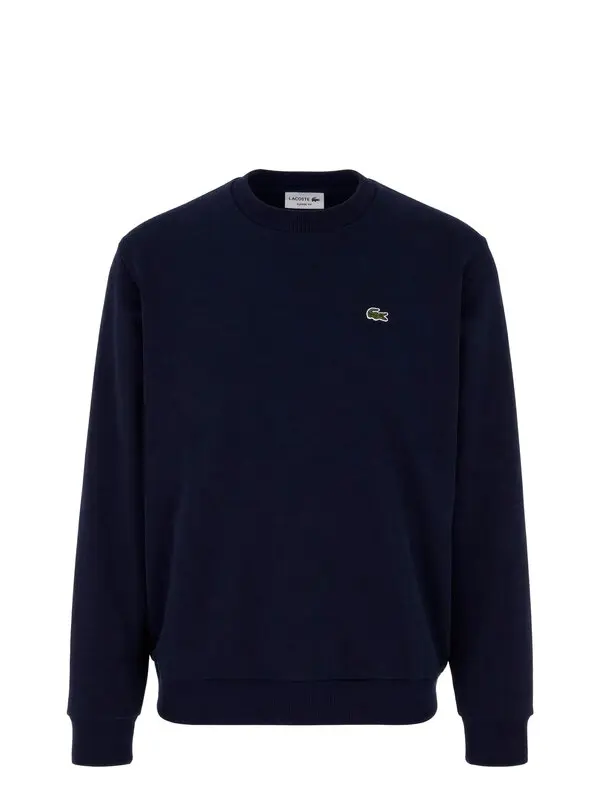 Lacoste Crewneck Long-sleeved Sweatshirt - Navy Blue