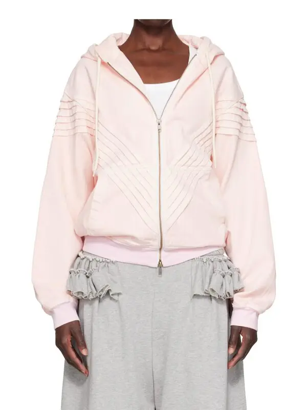 STEFAN COOKE Hooded Zip-up Jacket - Pink