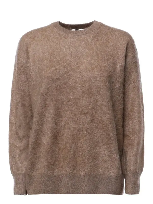 Max Mara Crewneck Long Sleeve Knitted Jumper - No