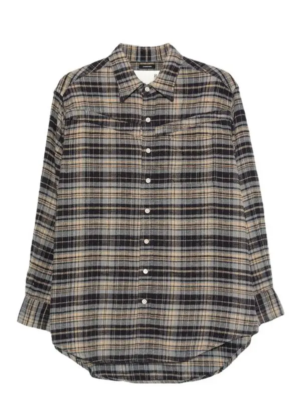 R13 Plaid Shirt - Blue