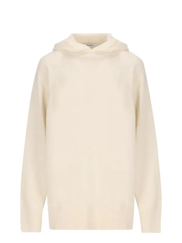Max Mara Long Sleeve Knitted Hoodie - No