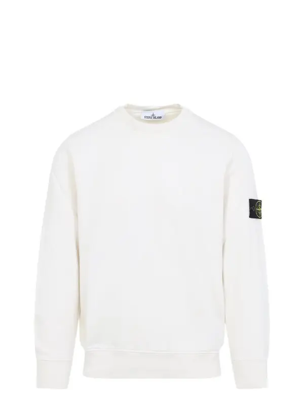 Stone Island Long-sleeved Sweatshirt - Ivory