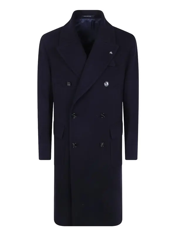 Tagliatore Double-breasted Coat - Blue