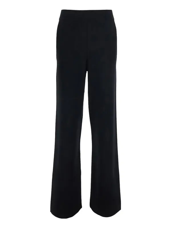 Max Mara Casual Pants With Side Pockets - Black
