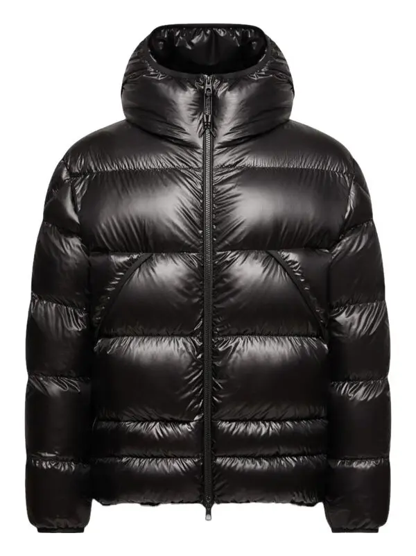 Moncler Padded Hooded Jacket - Black