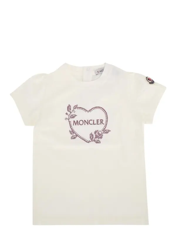 Moncler Crewneck T-shirt With Chest Detail - No