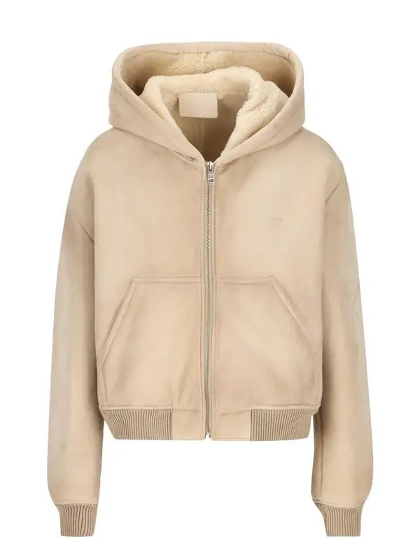 Prada Shearling-lined Hooded Jacket - No