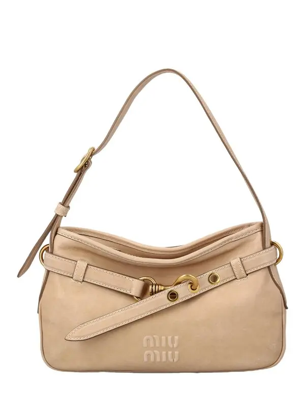 Miu Miu Letter Detail Shoulder Bag - No