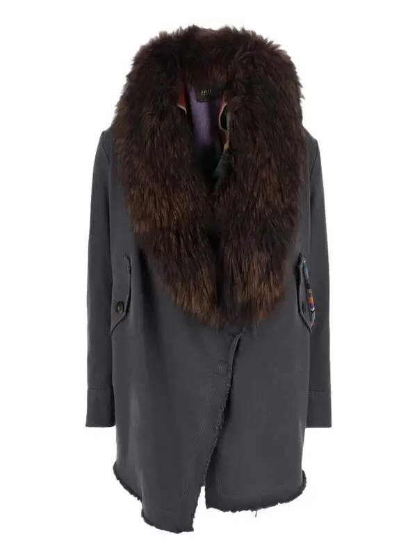 BAZAR DELUXE Frayed Coat - Grey