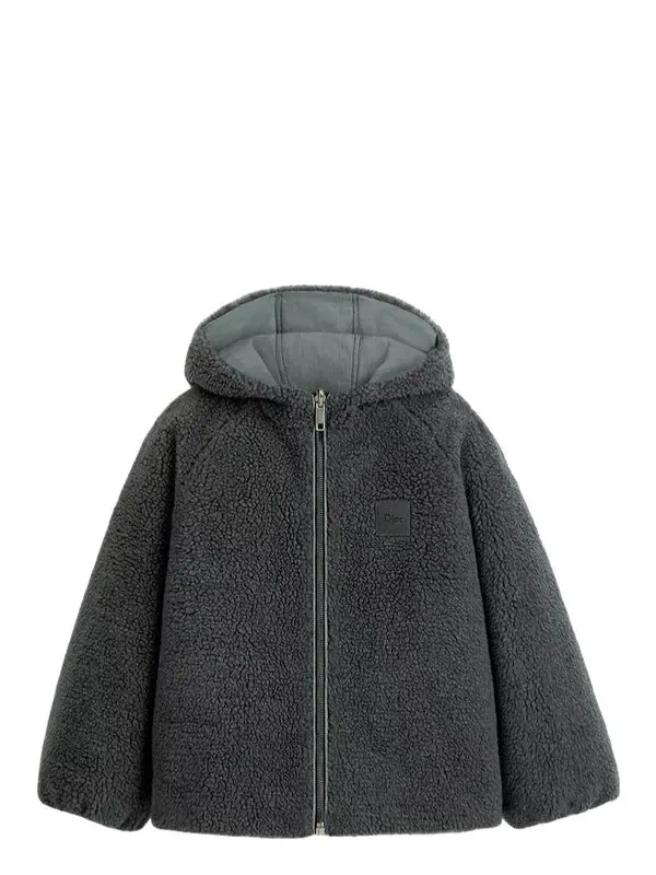Dior Hooded Casual Jacket - Dark Gray