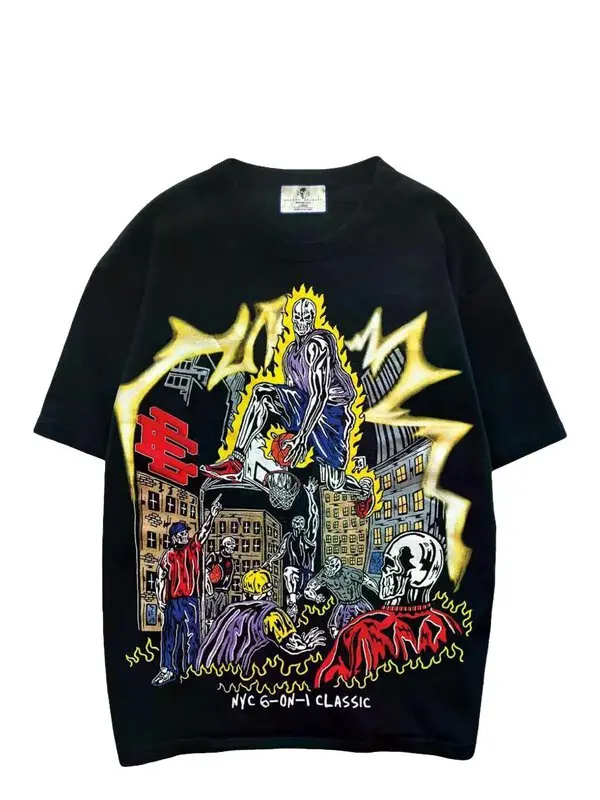 ERIC EMANUEL Warren Lotas Graphic-print T-shirt - Black