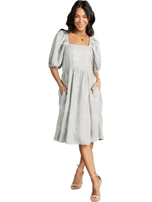 POLAGRAM Avery Short Dress - Sage