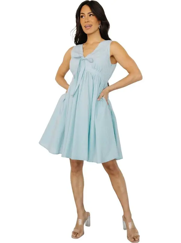 IN LOOM Halsey Short Dress - Light Blue