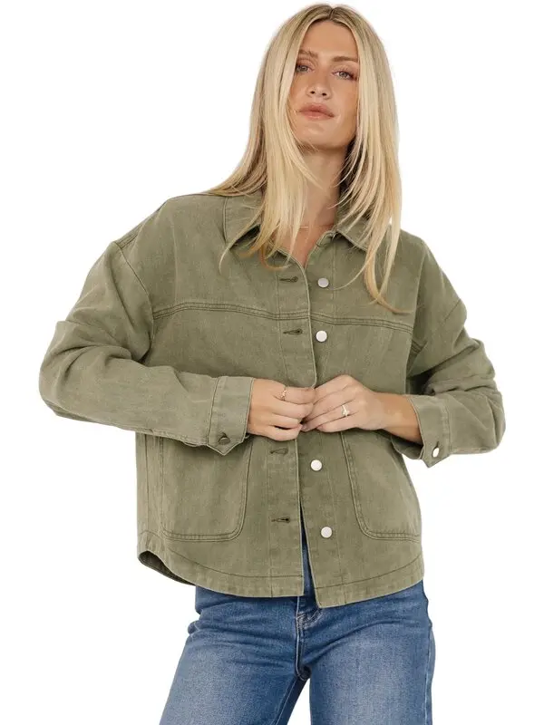 IN FEBRUARY Finn Lightweight Jacket - Olive