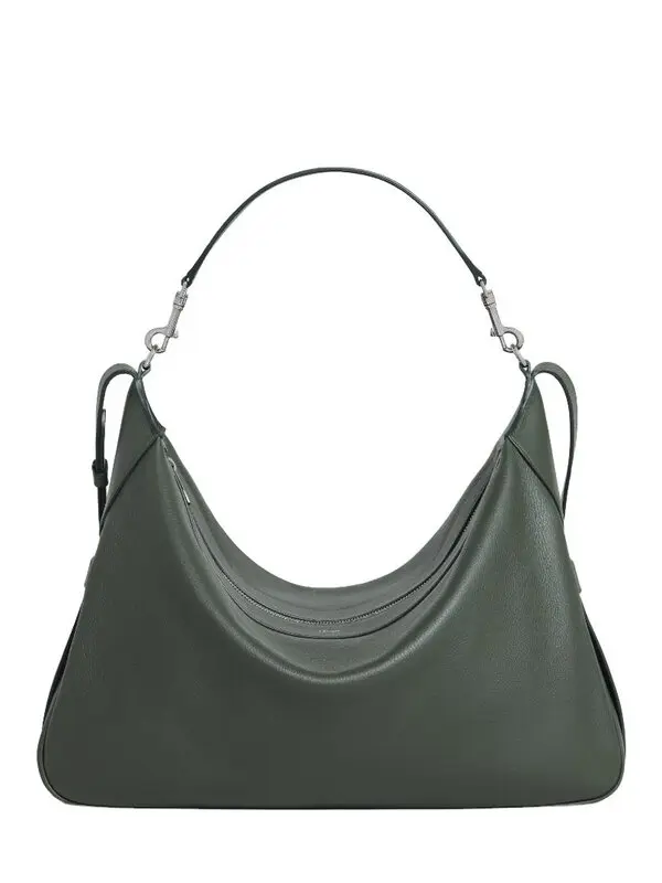 Celine Large Strap Romy In Supple Calfskin - Black
