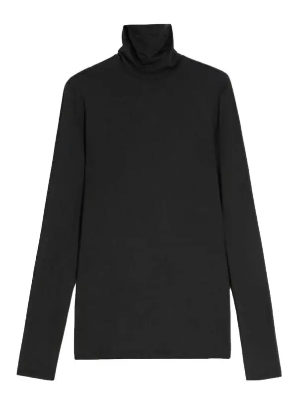 Sportmax High-neck T-shirt - Black