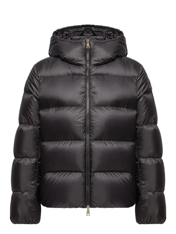 Moncler Feligule Hooded Short Down Jacket - Black