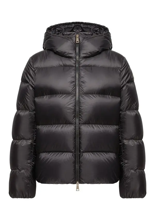 Moncler Feligule Hooded Short Down Jacket - Black