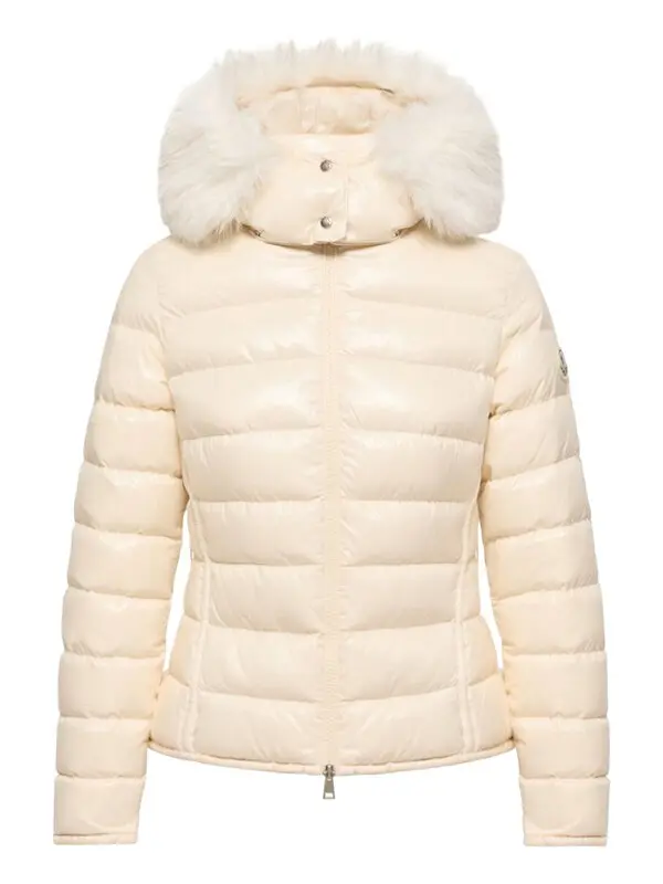 Moncler Badyeffe Hooded Short Down Jacket - Ivory