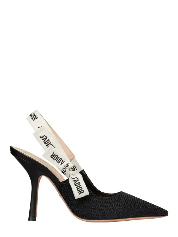 Dior J'adior Lace Slingback Heels - Black