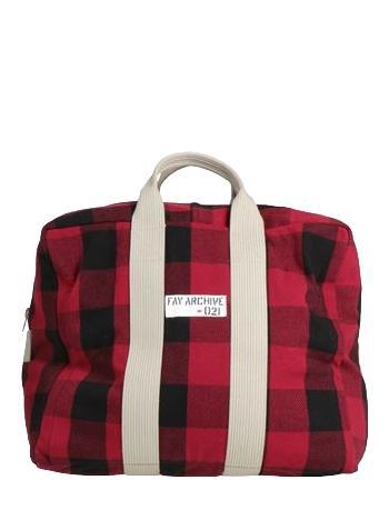 FAY ARCHIVE Handbag Wool, Polyamide - Red
