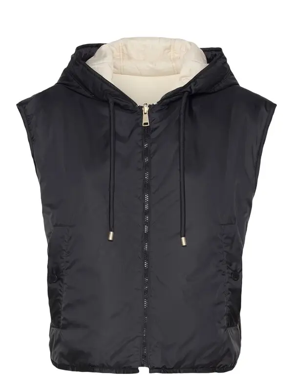 Max Mara Reversible Padded Gilet - Black